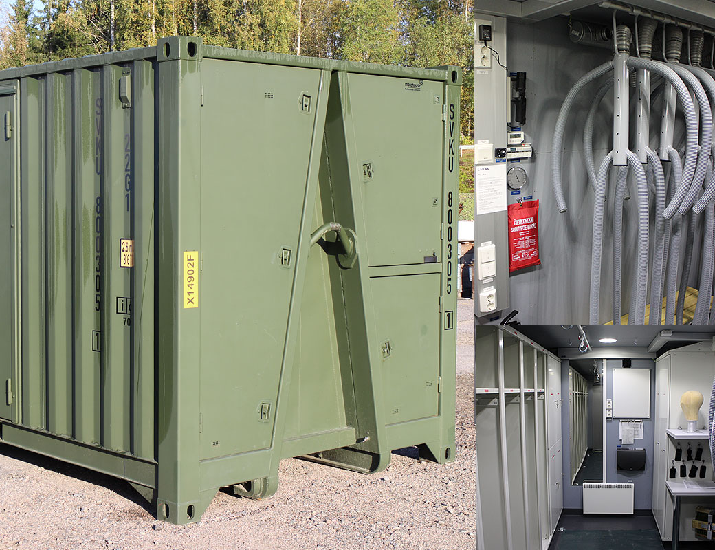 Varusteiden kuivauskontti VAKU - Conlog